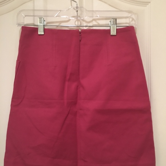 LOFT | Skirts | Nwt Loft Raspberry Mini Skirt | Poshmark